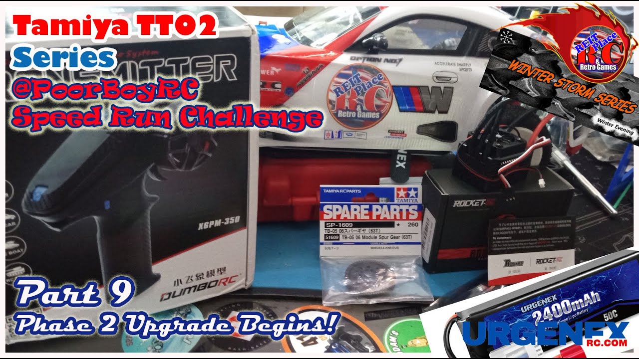 Tamiya TT02 - Series Part 9 - Phase 2 Upgrades Part 1 - @poorboyRC TT02 ...