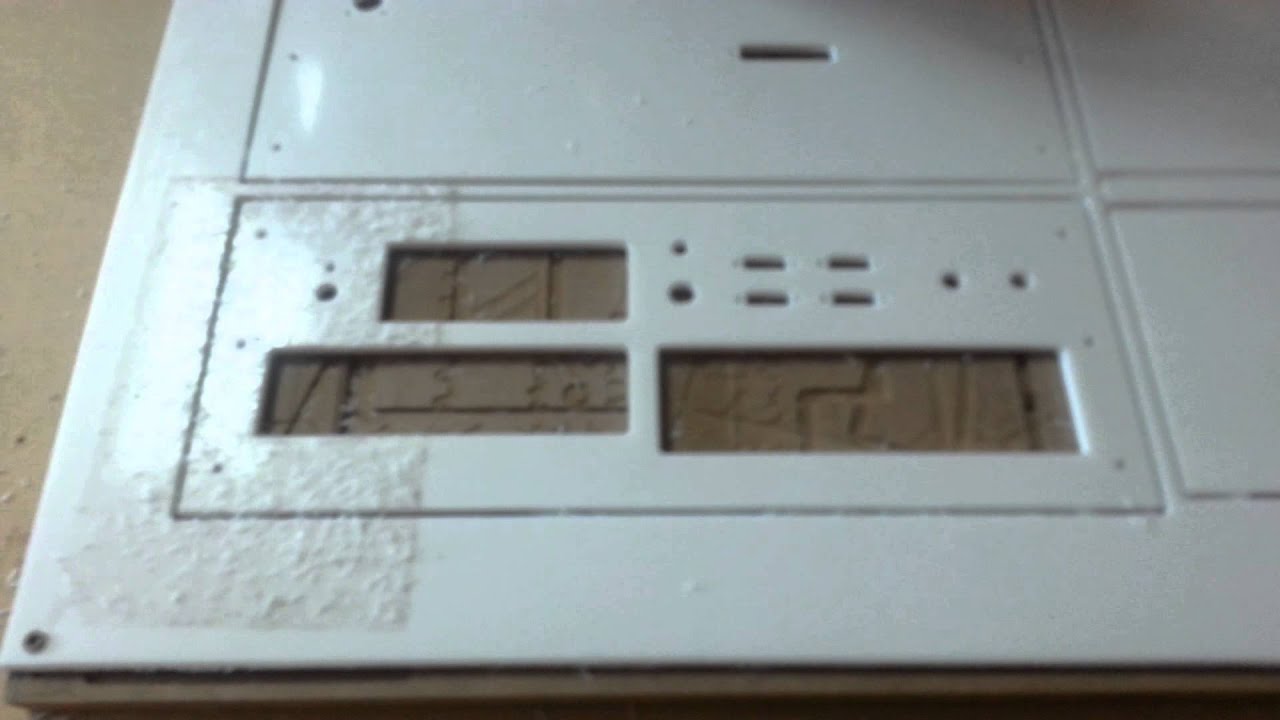 CNC Routing HDPE Plastic(1) - YouTube