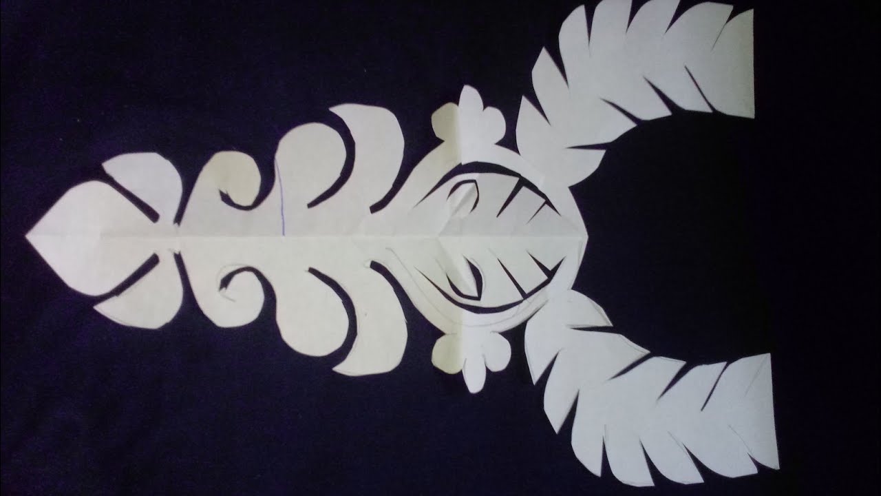 How To Applic Neck Cutting Design _Applic gala cutting design _ Unique ...
