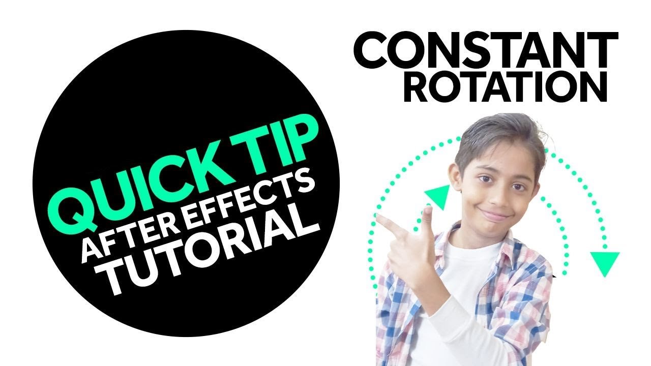 How To Use Rotate Tool In After Effect Cc 2018 For Beginners Tutorial ...