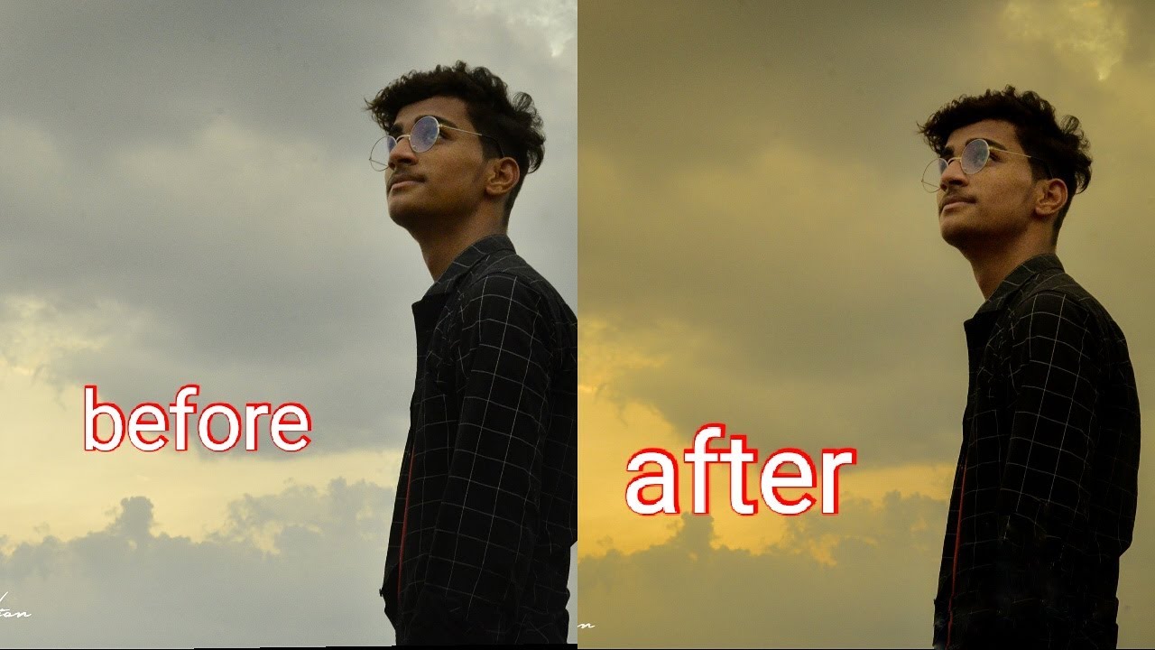 Sunset view editing tutorial 🔥 | Lightroom and snapseed editing - YouTube
