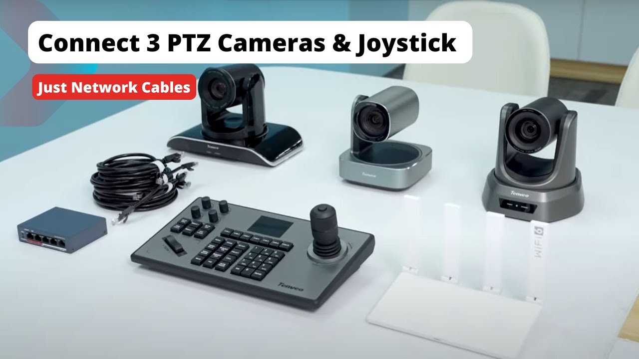 Ptz Camera Tenveo Bundle - 3x 20X Optical Zoom Cameras With AI Tracking ...