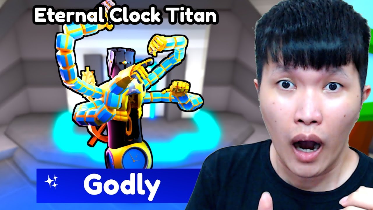 OMG! AKU COBAIN ETERNAL CLOCK TITAN DI TOILET TOWER DEFENSE ROBLOX ...