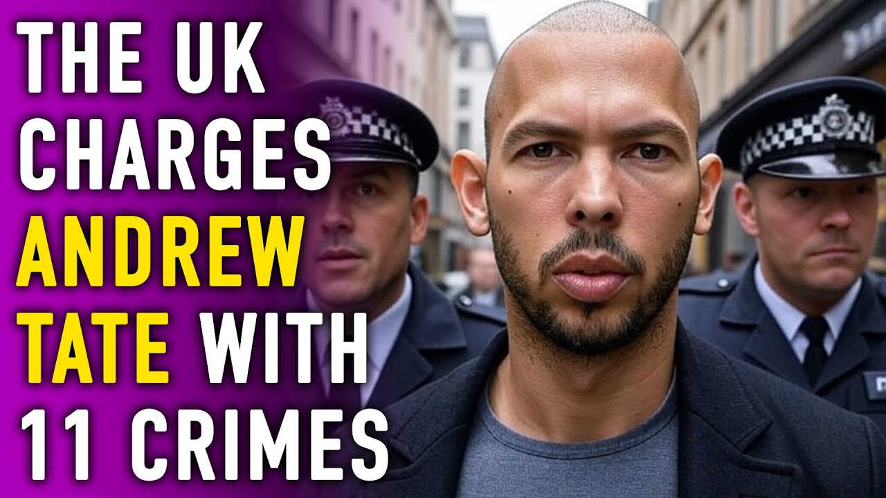 The UK Charges Andrew Tate Multiple Crimes - YouTube