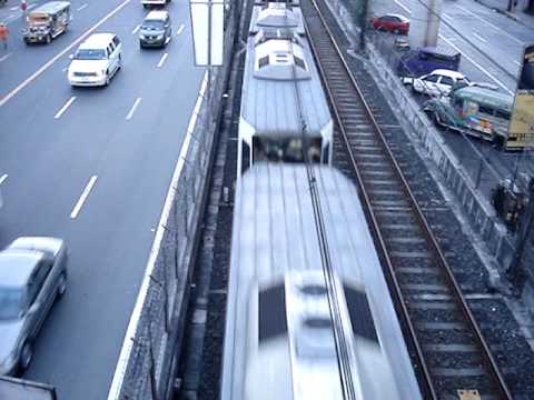 MRT Metrostar departs Taft Avenue Station - YouTube