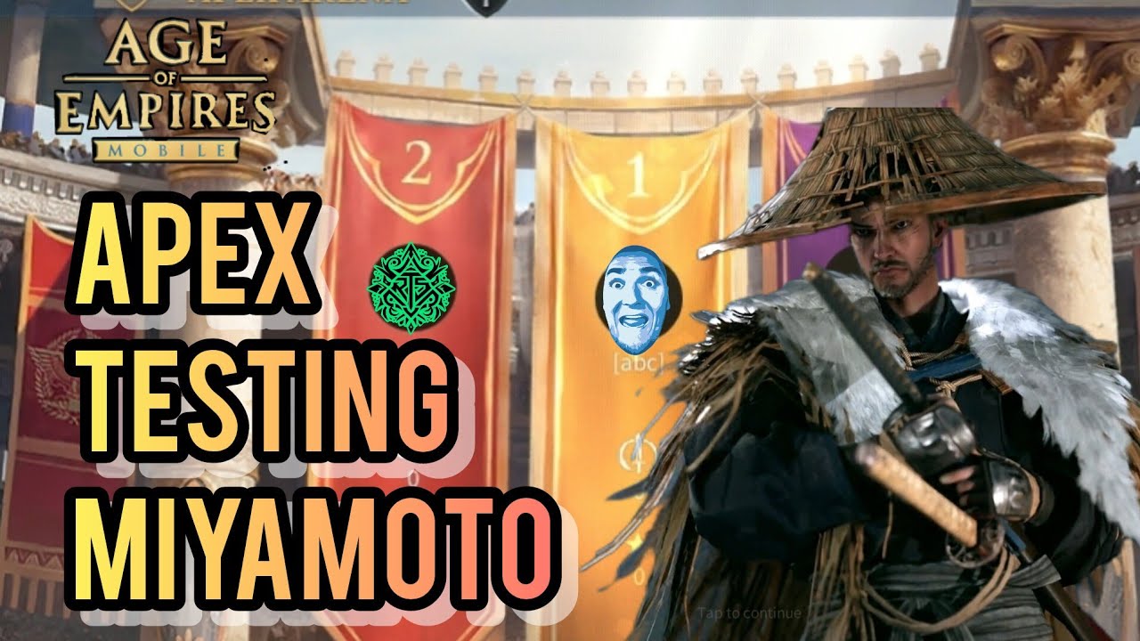 Miyamoto Apex Arena Testing AOEM - Age of Empires Mobile - YouTube