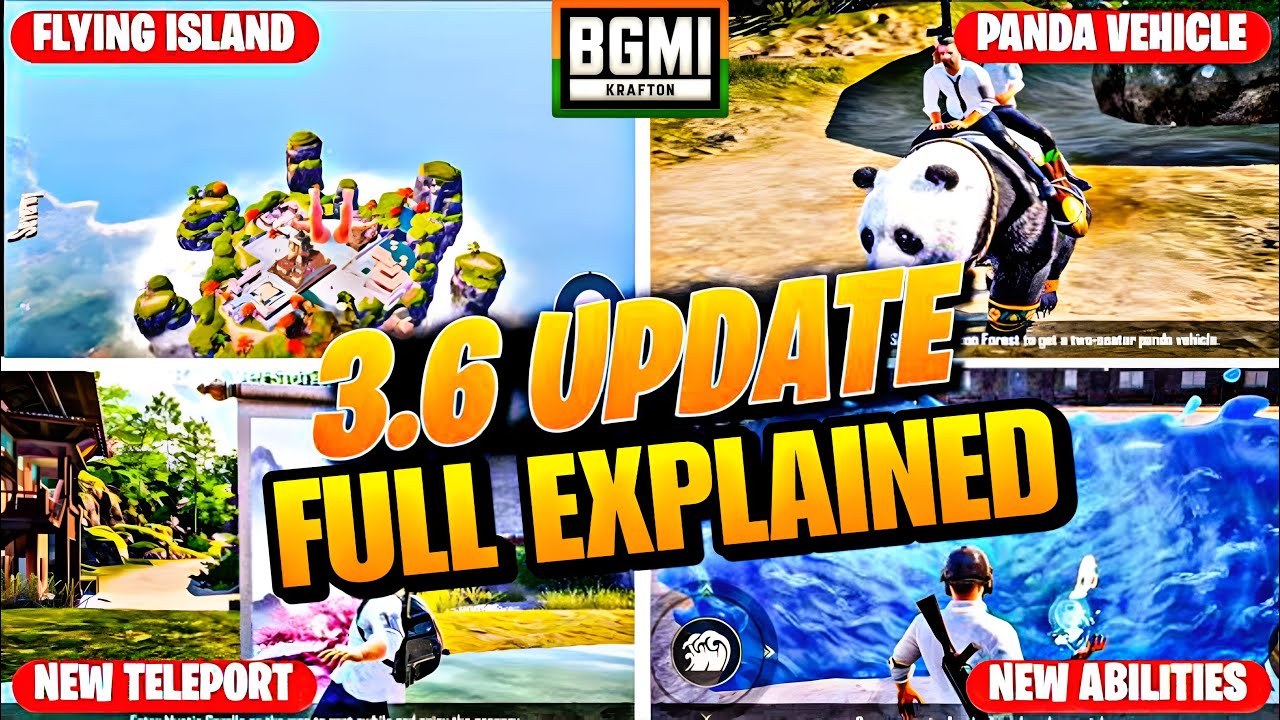 BGMI NEW UPDATE 3.6 - FULL GUIDE | 4 NEW POWERS EXPLAINED | TRICKS AND ...