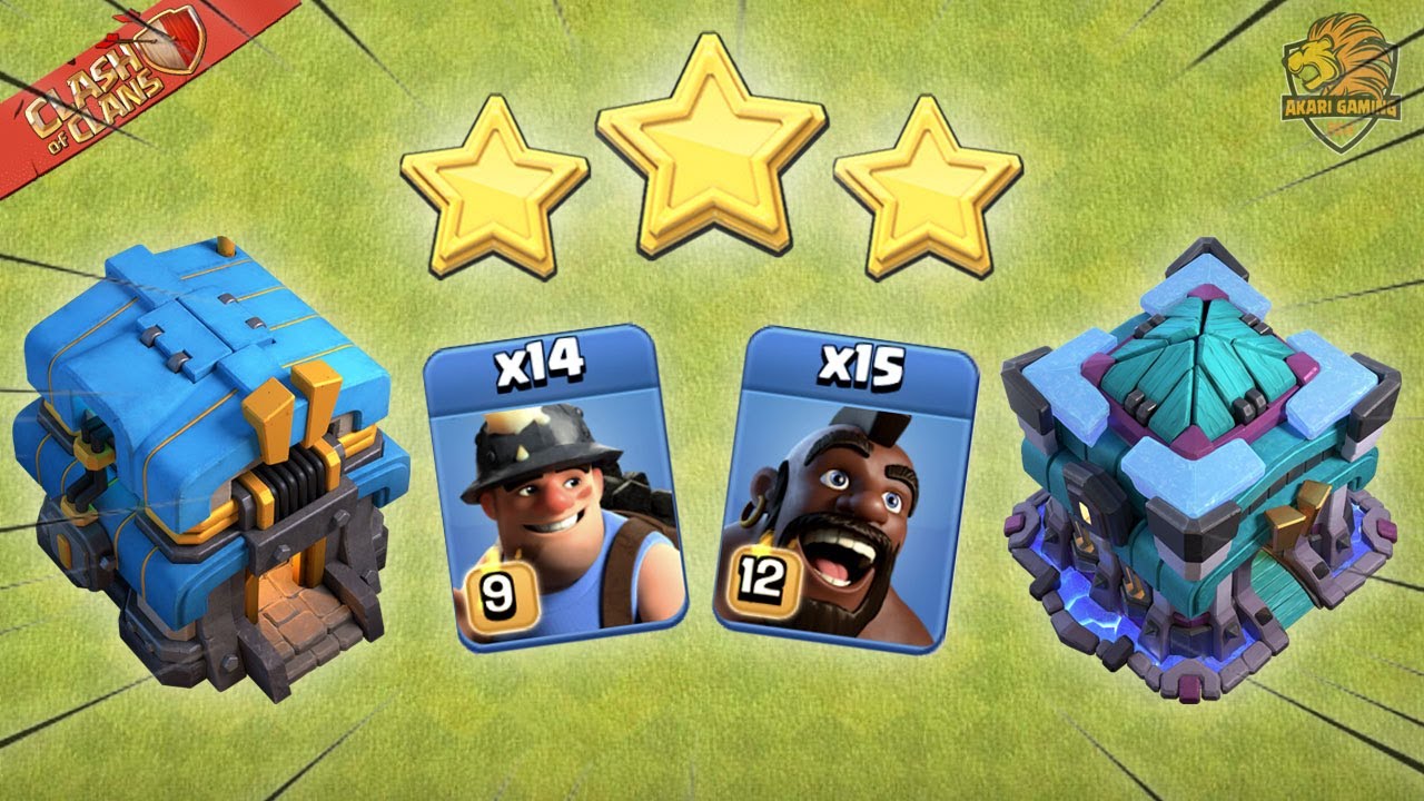 Combo TH12 Đánh 3 Sao TH13 Rank Huyền Thoại Đơn Giản Clash of clans ...