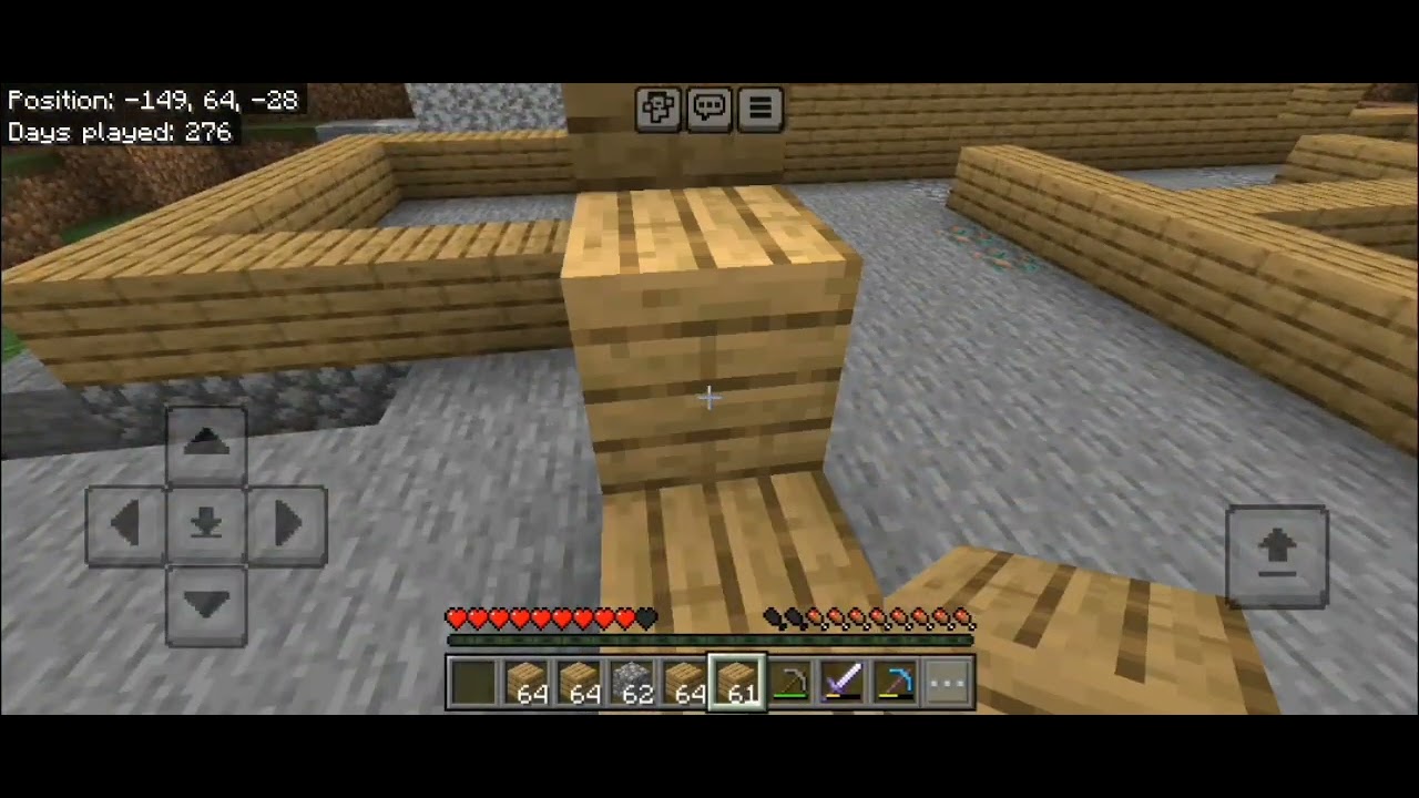 Rumah Kayu //bagian 1#minecraft #gameplay - YouTube