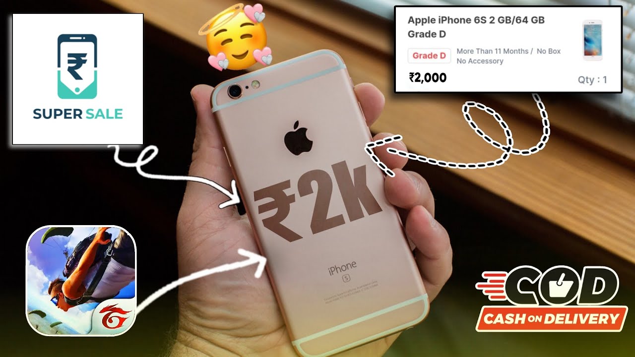 iphone 6s 🤯🤯 ₹2k - Grade D With Box| Cashify Super Sell Unboxing # ...
