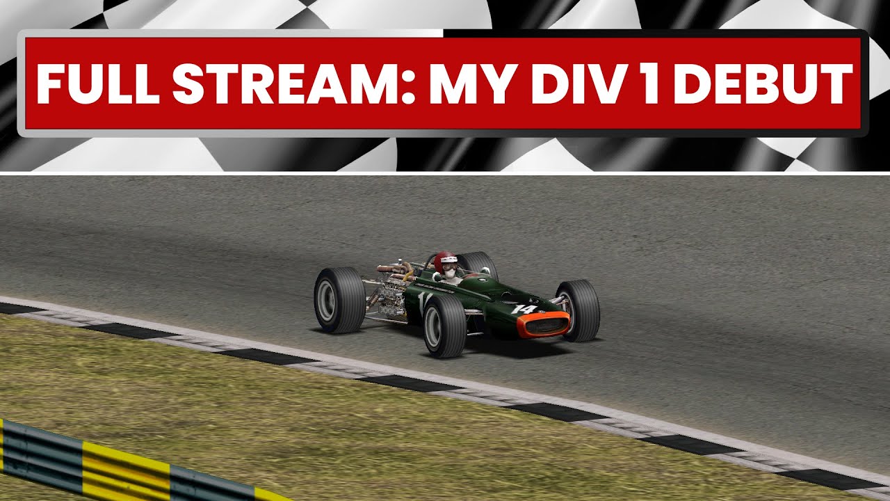 💯FULL STREAM: F1 1967 @ Interlagos w/ BRM⚪Grand Prix Legends Online ...