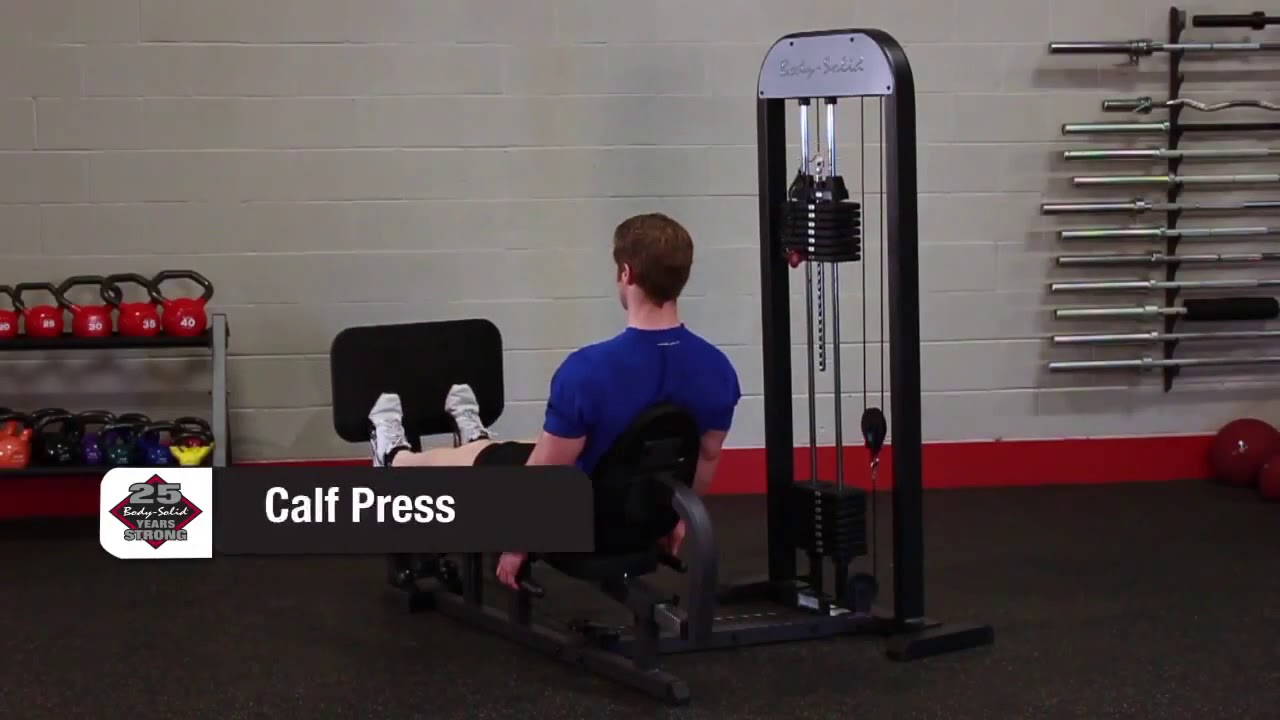 Body Solid Leg & Calf Press Machine - Fitwinkel - YouTube