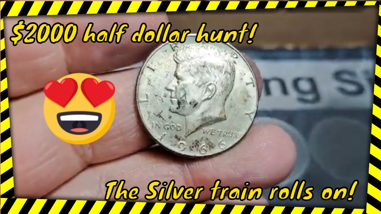 $2000 Half Dollar Hunt! Coin roll hunting halves! #apmex #bullion # ...