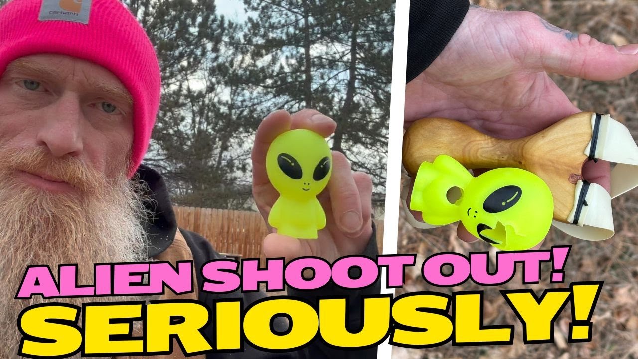 Alien Shoot Out | Battling An Alien With A Slingshot - YouTube