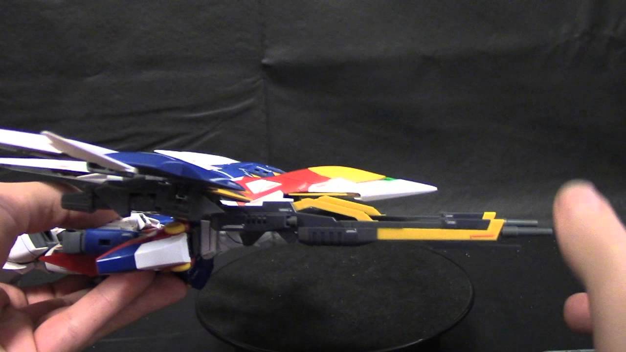 MG 1/100 Wing Gundam Proto Zero Review Part 2: Bird Mode & Weapons ...