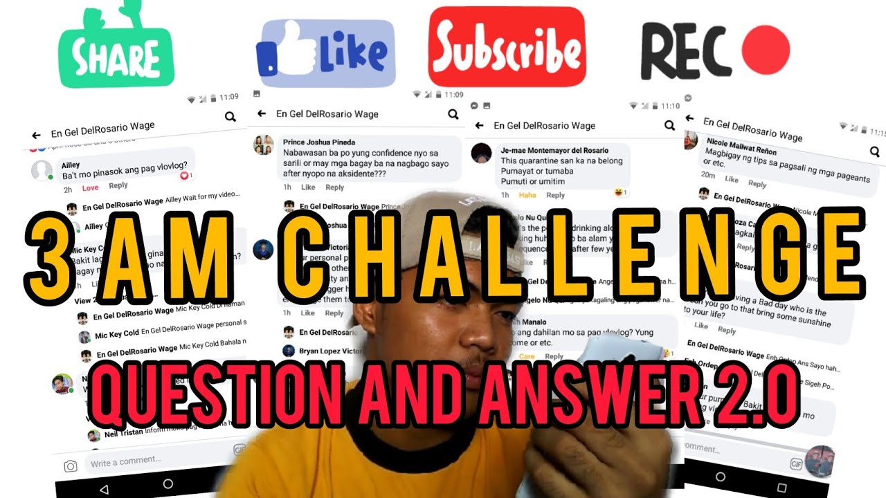 Vlog 5 3am Challenge While Doing Qanda Youtube