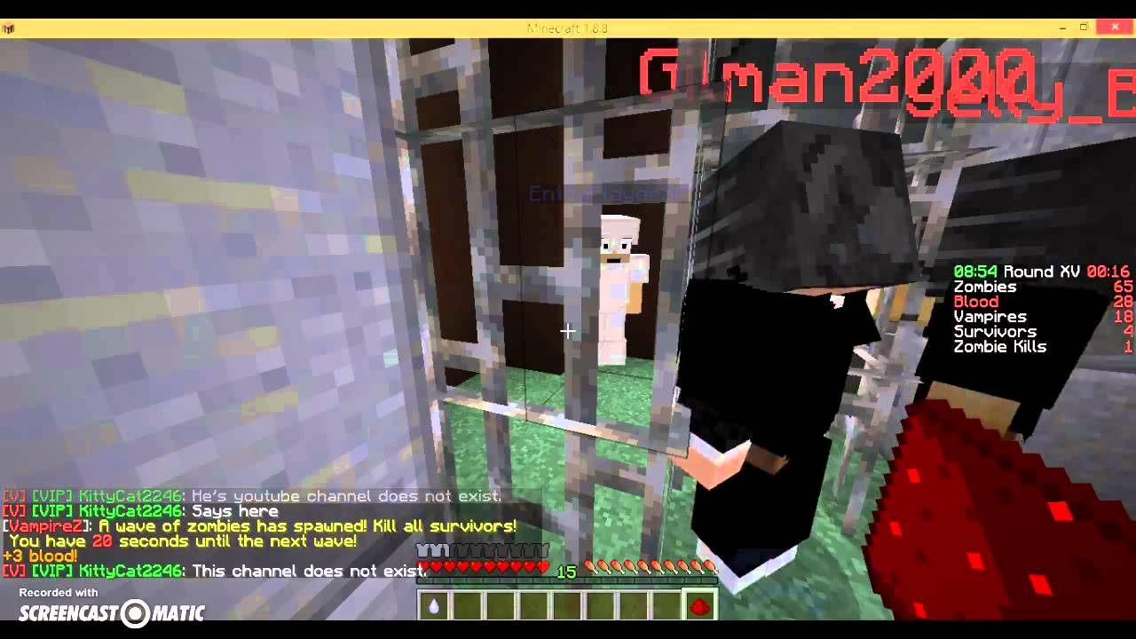 Crazy Vampirez Hacker: Hypixel - YouTube