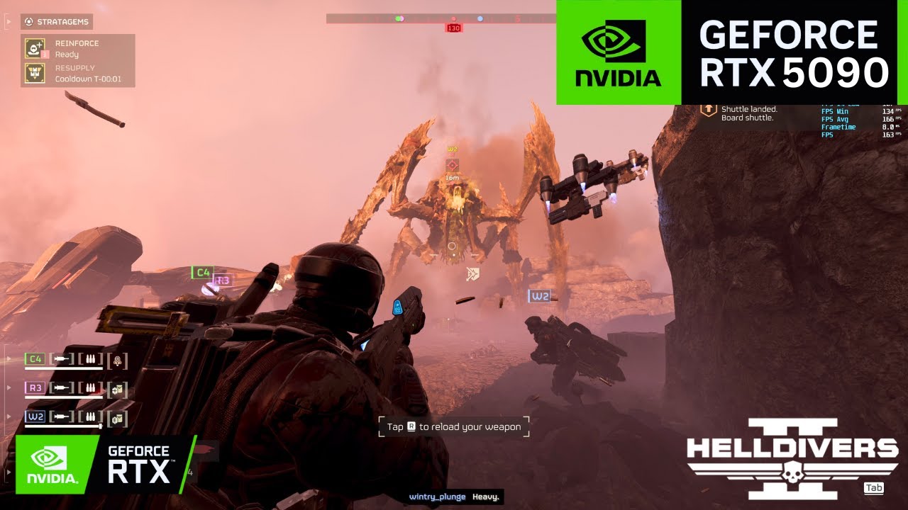 HELLDIVERS 2: SMOOTH MOTION on RTX 5090 32GB (4K Maximum Graphics ...