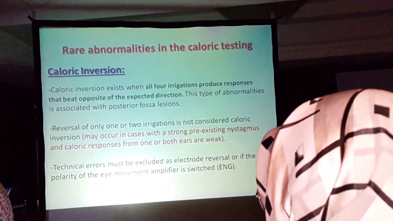 Caloric Test Procedures & Interpretation. Prof. Dr. Adel Abdel Maksoud ...