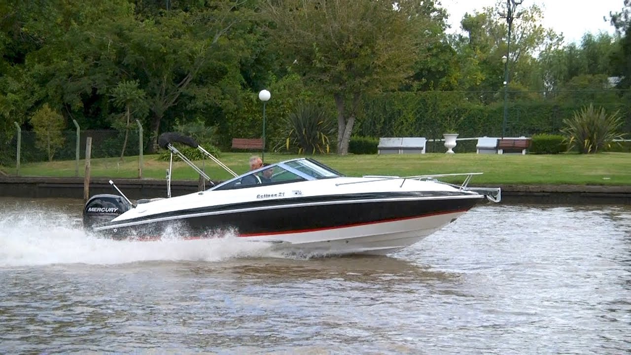 Astillero Arco Iris - LANCHA Eclipse 21 CUDDY - YouTube