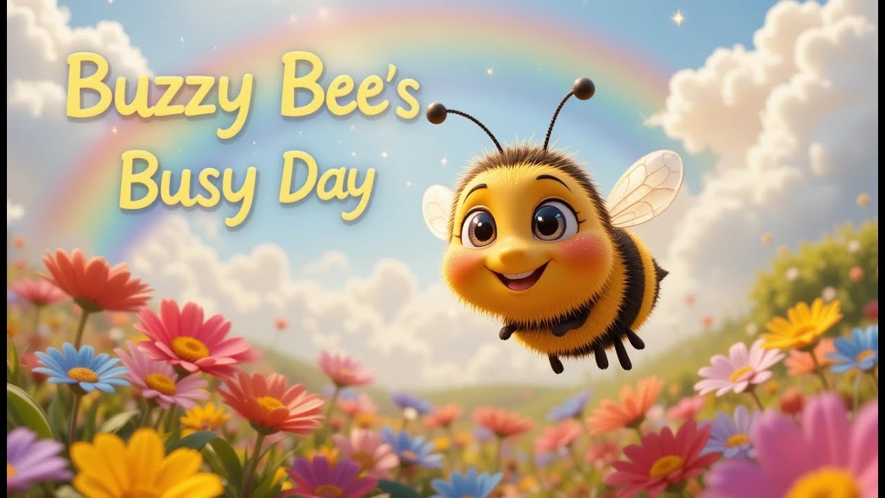 Buzz, buzz, buzz, Buzzzzz went the bee! | Honey Bee Poem | Nursery ...