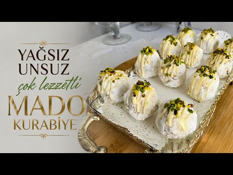 Sadece Birkaç Malzemeyle Mado Kurabiyesi | Bu Kurabiyeye Kimse Yağsız ve Unsuz Demiyor!