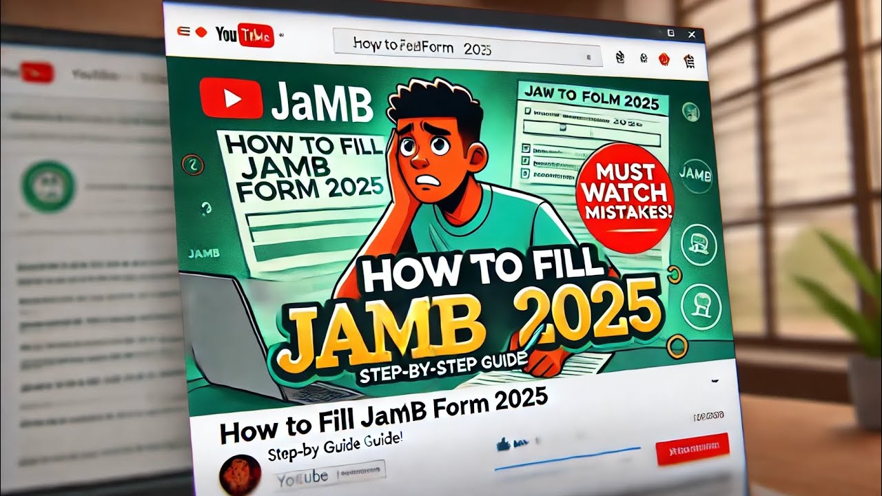 HOW TO FILL JAMB FORM 2025 STEP BY STEP GUIDE #jamb #fyp - YouTube