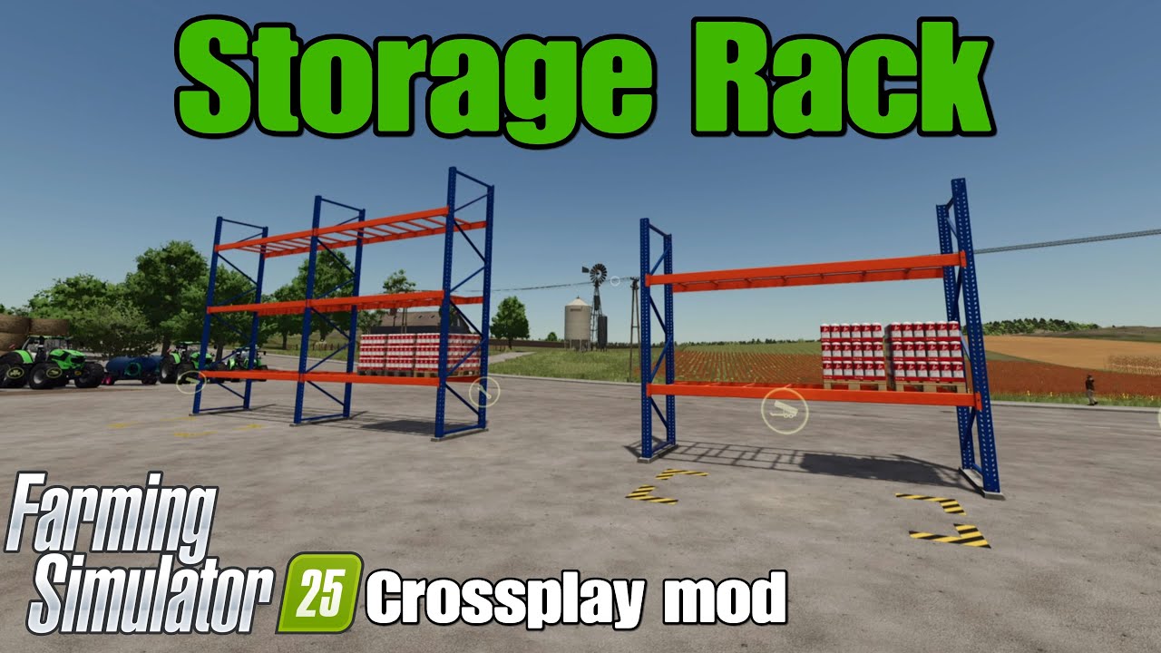 Storage Rack / FS25 crossplay mod - YouTube