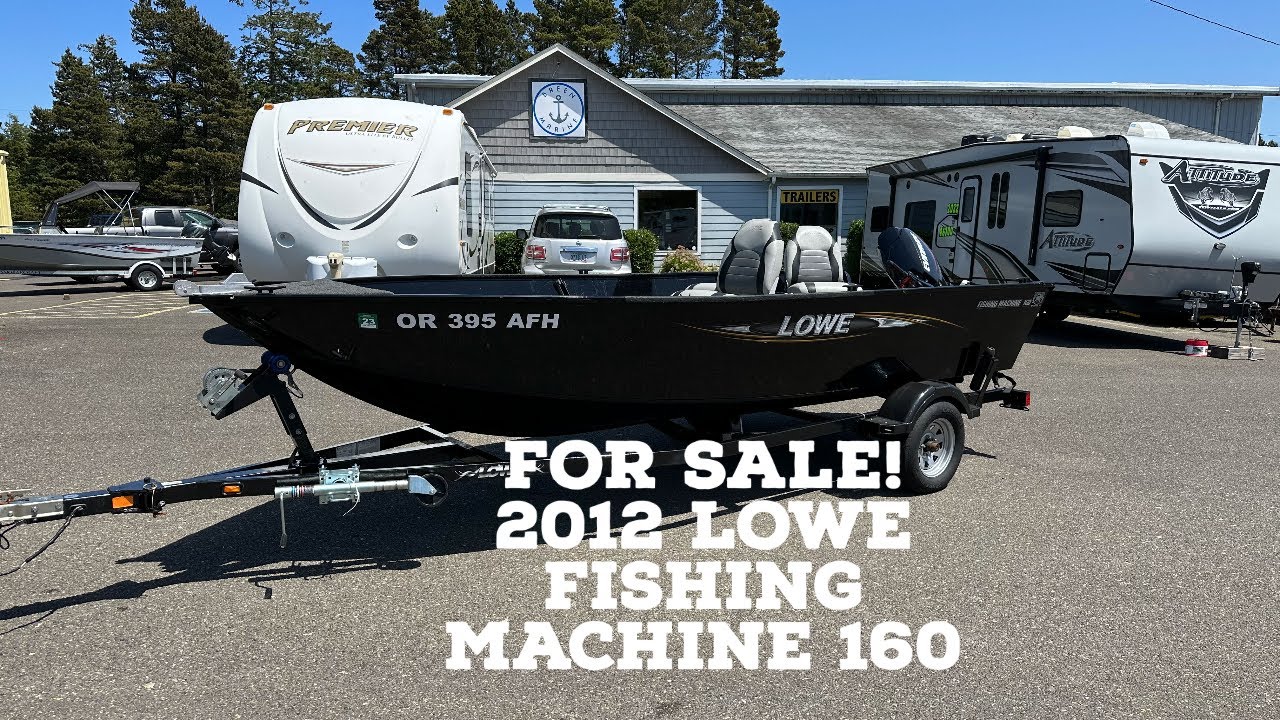 (SOLD) 2014 Lowe Fishing Machine 160 w/ Evinrude 25 E-Tec - YouTube