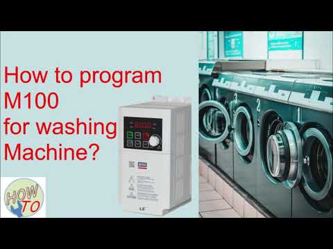 How to program M100 for Washing Machine || LSIS VFD - YouTube