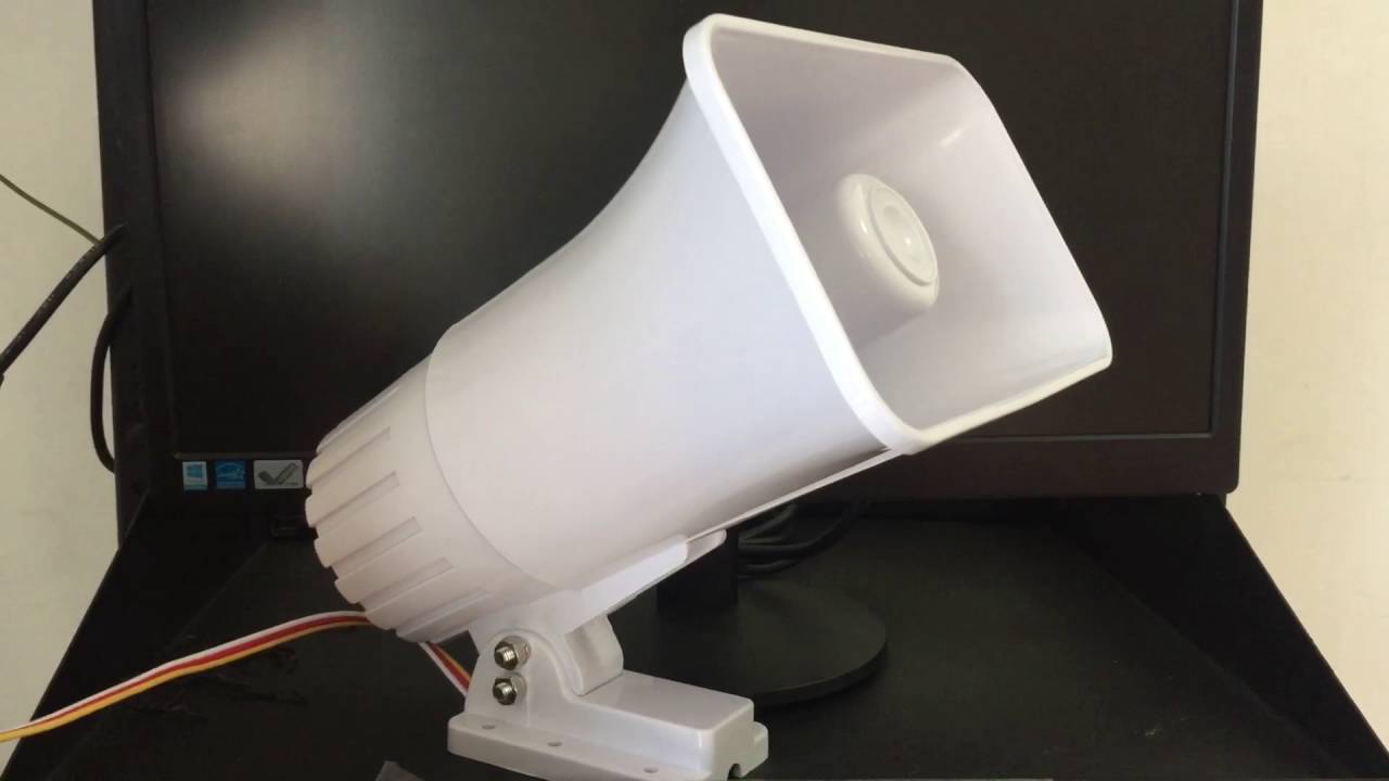 Sirena 2 Tonos 30w Marca DSC - YouTube