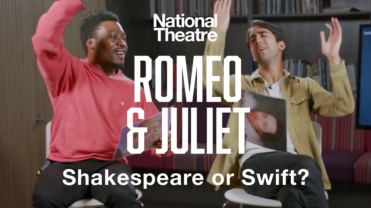 Romeo & Juliet cast play William Shakespeare or Taylor Swift 🎵 with ...