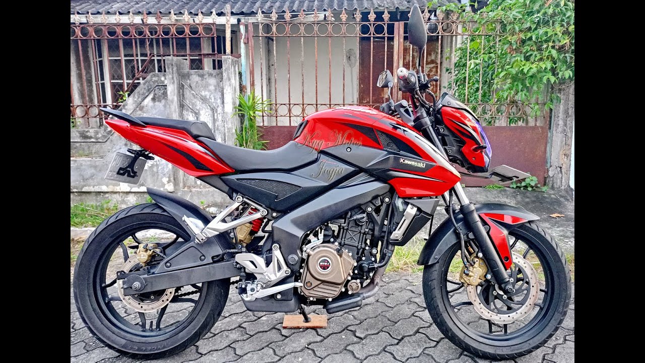 TERJUAL / SOLD OUT: Kawasaki-Bajaj Pulsar 200NS Merah Tahun 2014 Plat ...