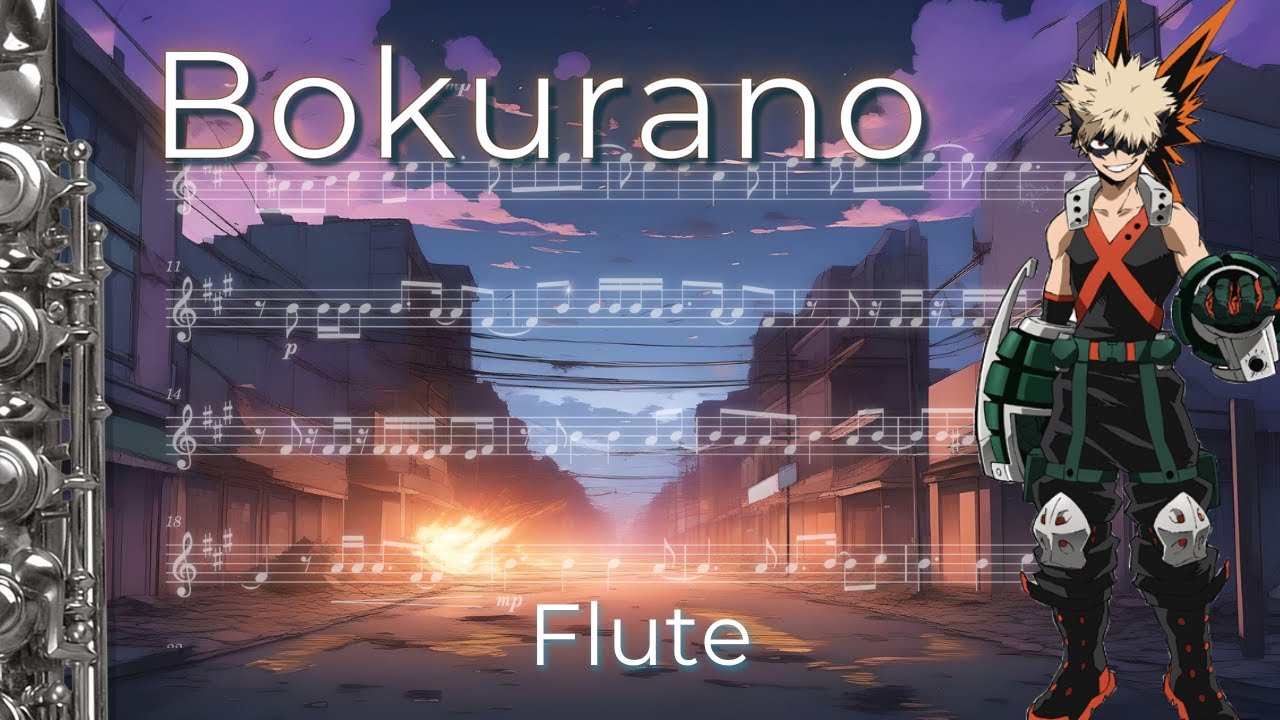 Bokurano - MY HERO ACADEMIA SEASON 6 OP 2 on Flute - YouTube