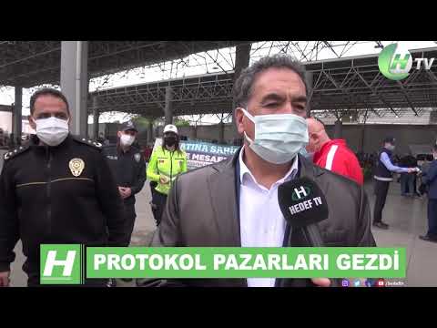 Protokol Pazarları Gezdi