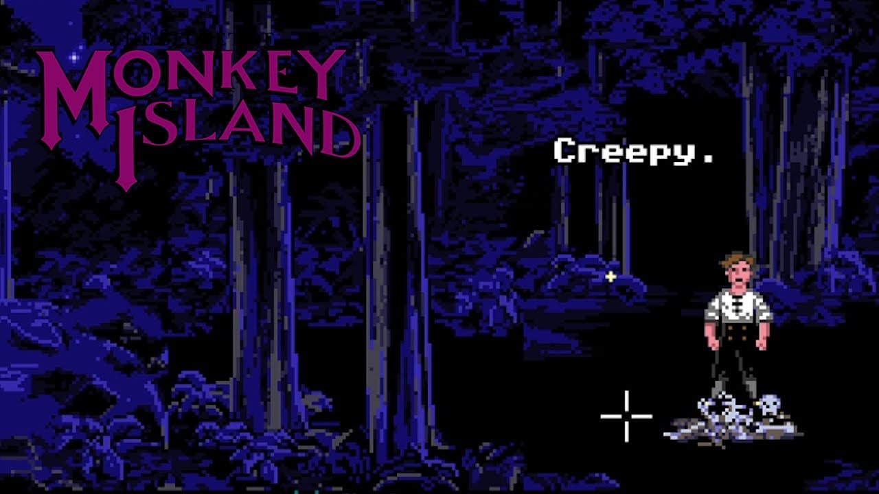 The Secret of Monkey Island: Mêlée Forest’s Many Sights - YouTube