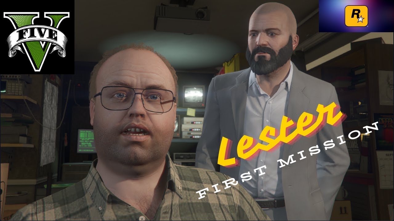 First mission with Lester-GTA-V ( no commentry ) - YouTube