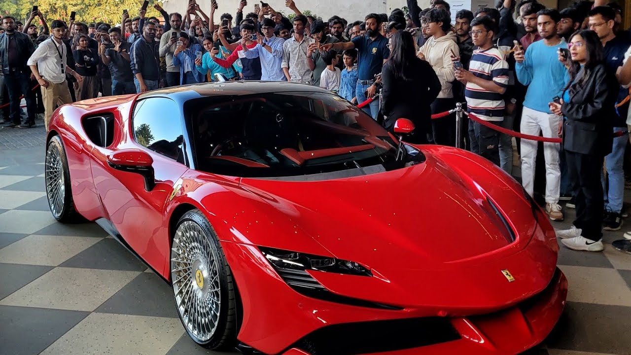 Supercars In India Public Reaction , Ahmedabad's biggest supercar meet ...