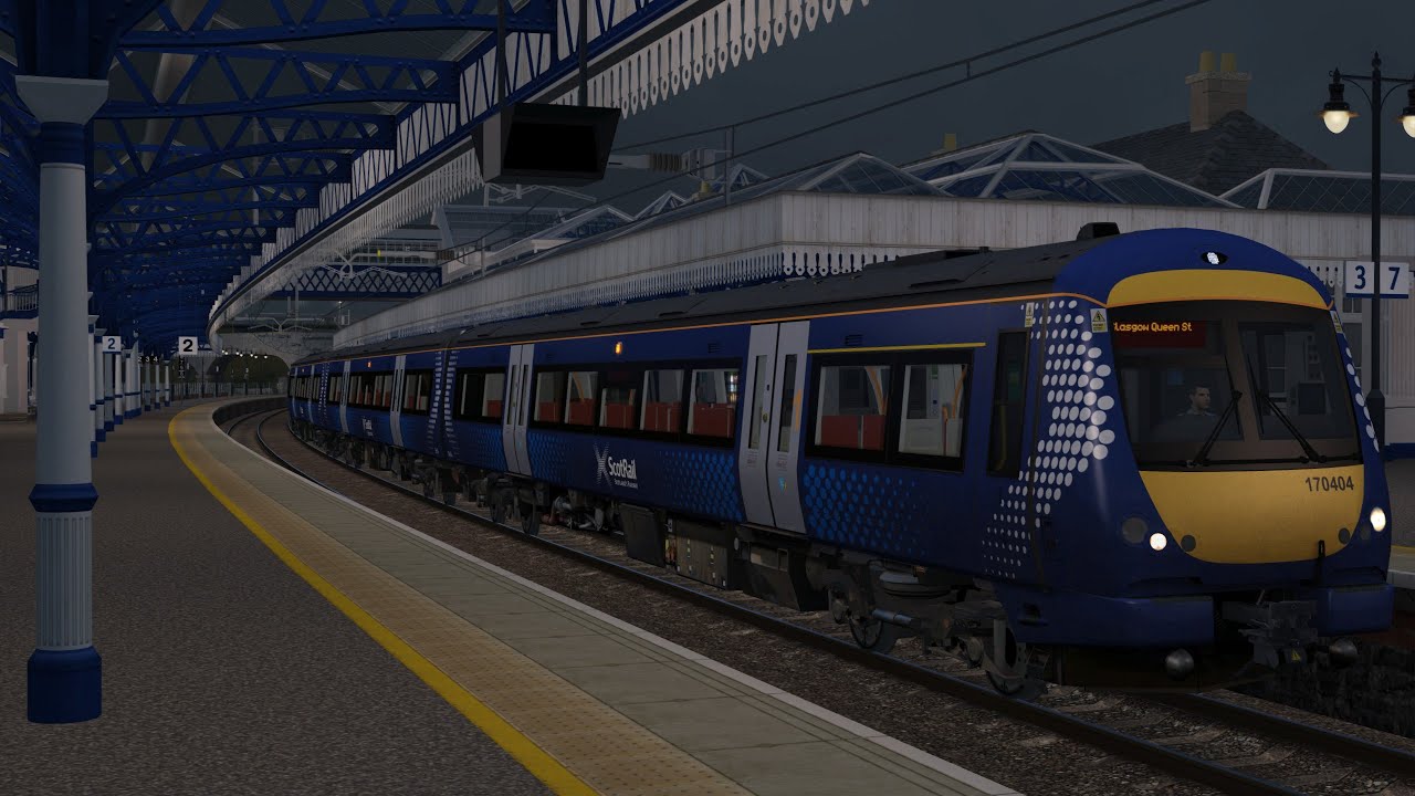 Train Simulator: Dunblane - Glasgow Queen Street: Class 170 - YouTube