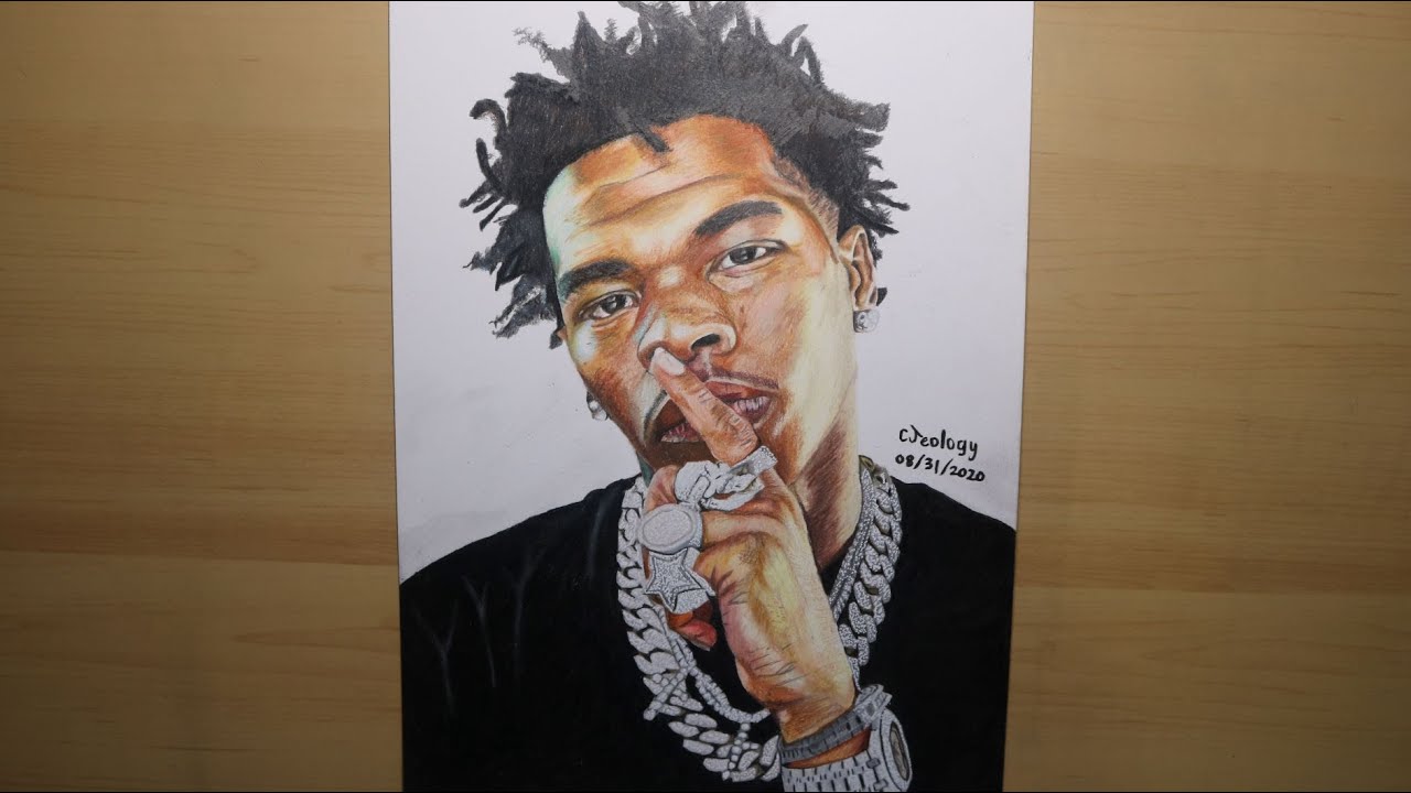 DRAWING LIL BABY | Cjeology - YouTube