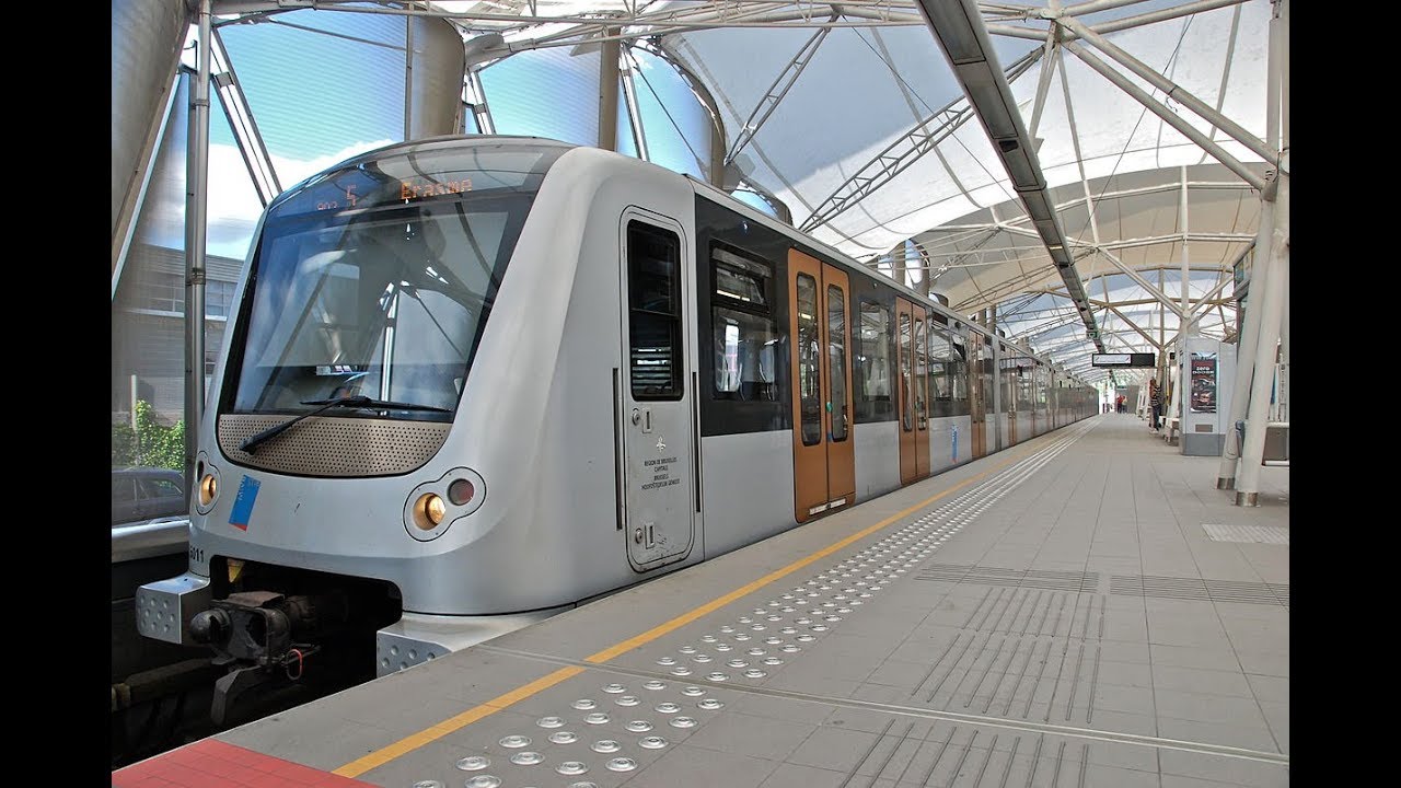 STIB/MIVB -🚇- Metro Line 1 - YouTube