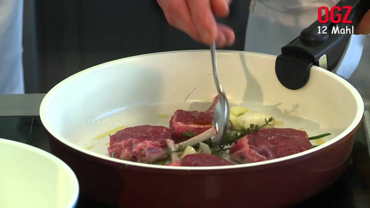 Das 1.Mahl der Koch-Serie "12 Mahl" - Rezept Lammkotelett - YouTube