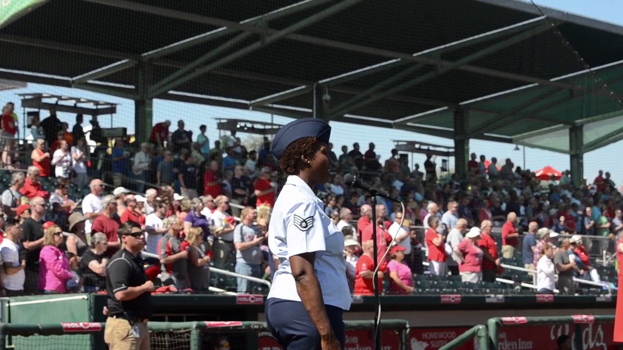 Lisa Cimino National Anthem Performance - YouTube