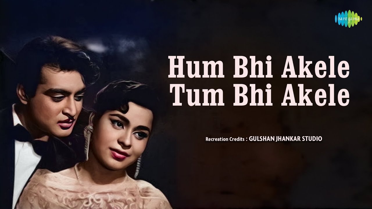 Hum Bhi Akele Tum Bhi Akele | Gulshan Jhankar Studio | Hindi Remix Song ...