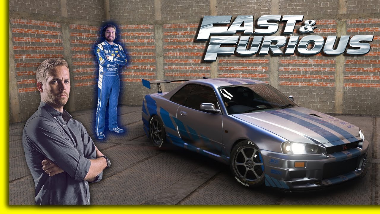 Pilotei o Skyline GTR R34 do Brian - VELOZES E FURIOSOS - Logitech G920 ...