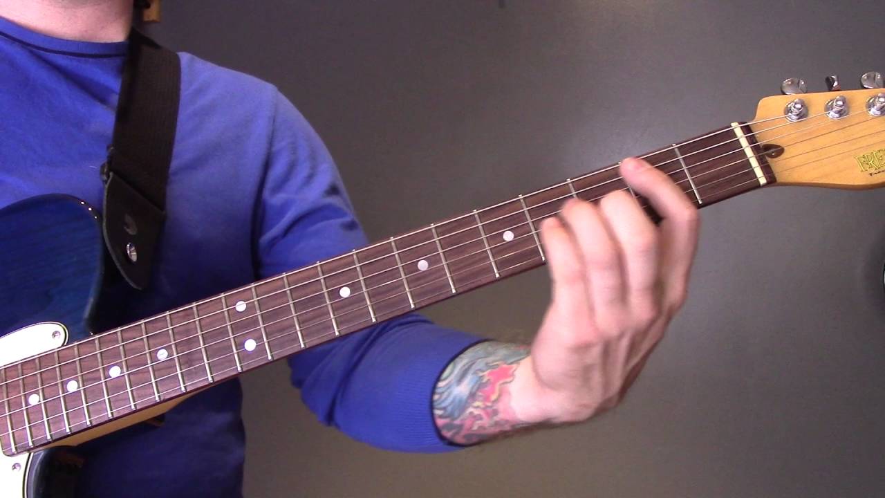 HAIM - Falling Guitar Tutorial - YouTube