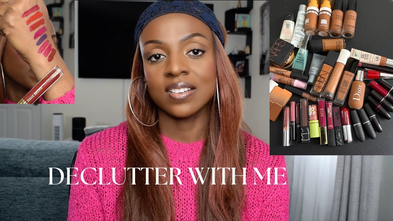 MAKEUP DECLUTTER - YouTube