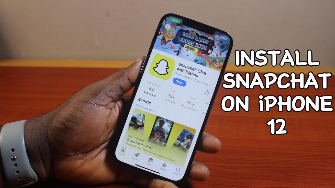 How to Install Snapchat on iPhone 12 - YouTube