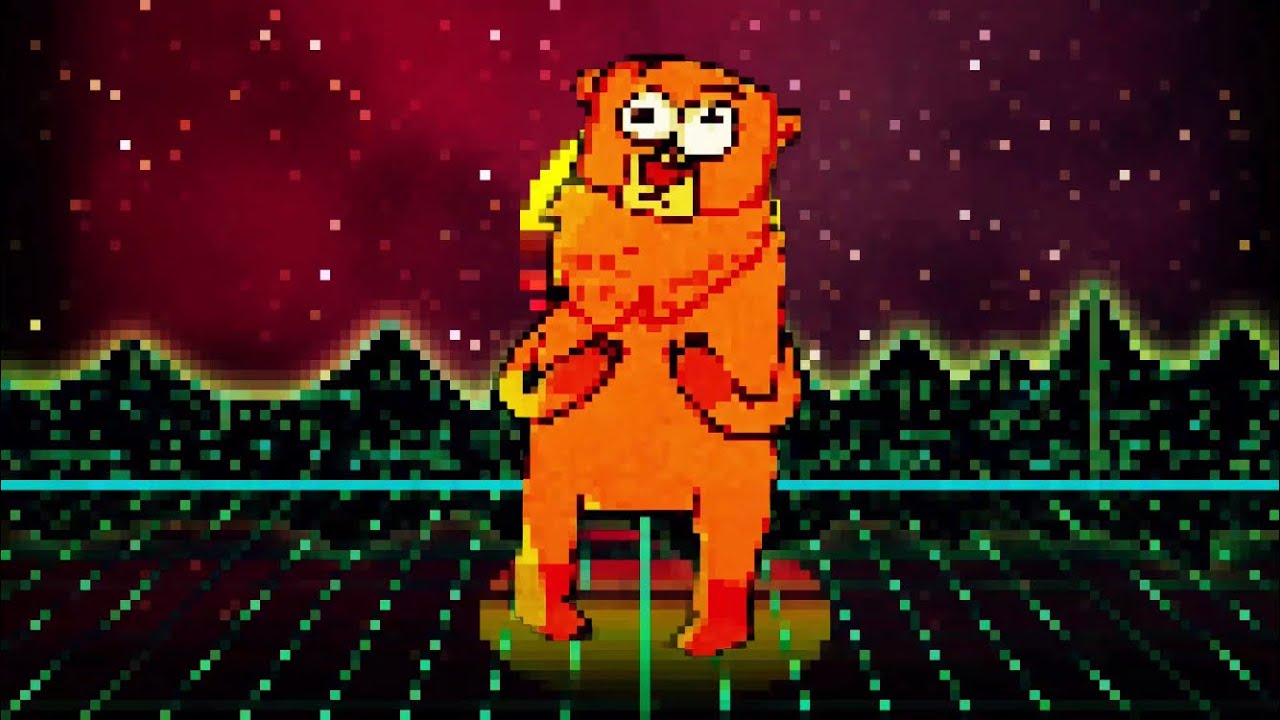 Dancing Bear- 8 bit Flip A Clip Animation - YouTube