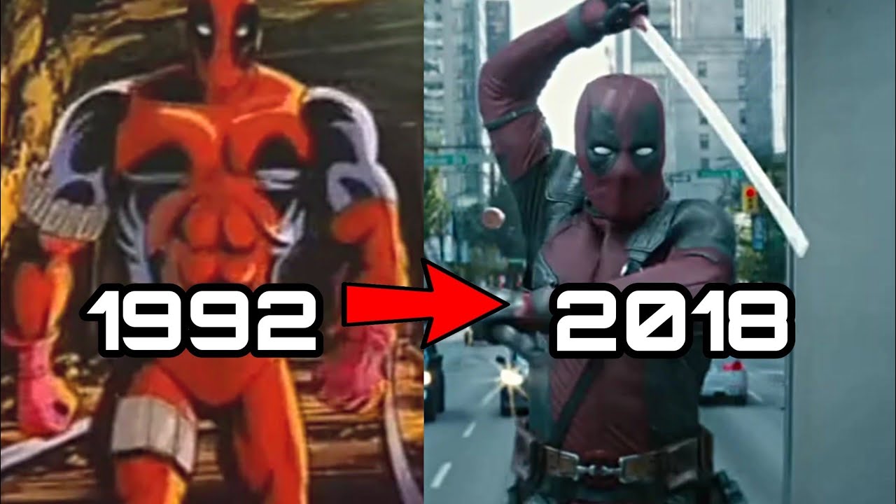 Evolution of Deadpool 1992 – 2018 [WATCHER] #evolution #watcher # ...